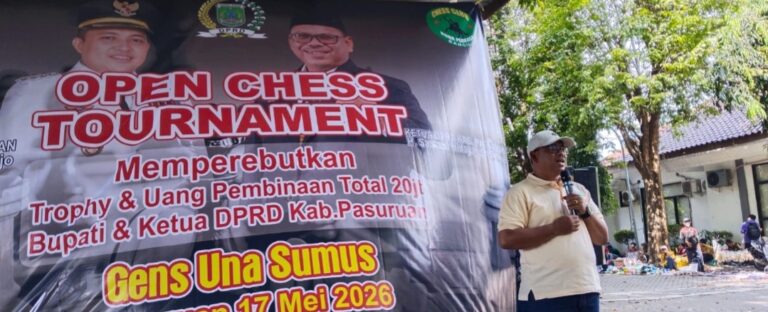 Pasuruan Challenge Chess Tournament 2026, Ketua DPRD Kabupaten Pasuruan ...